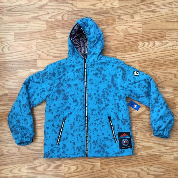 Pink Dolphin | Jackets & Coats | New Pink Dolphin Aqua Vintage Puffer ...